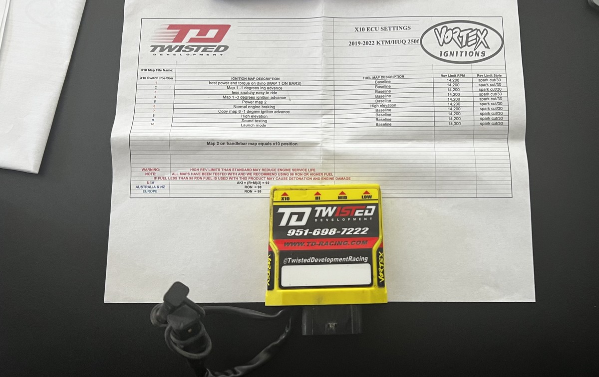 VORTEX TWISTED DEVELOPMENT IGNITION - For Sale/Bazaar - Motocross Forums / Message Boards - Vital MX