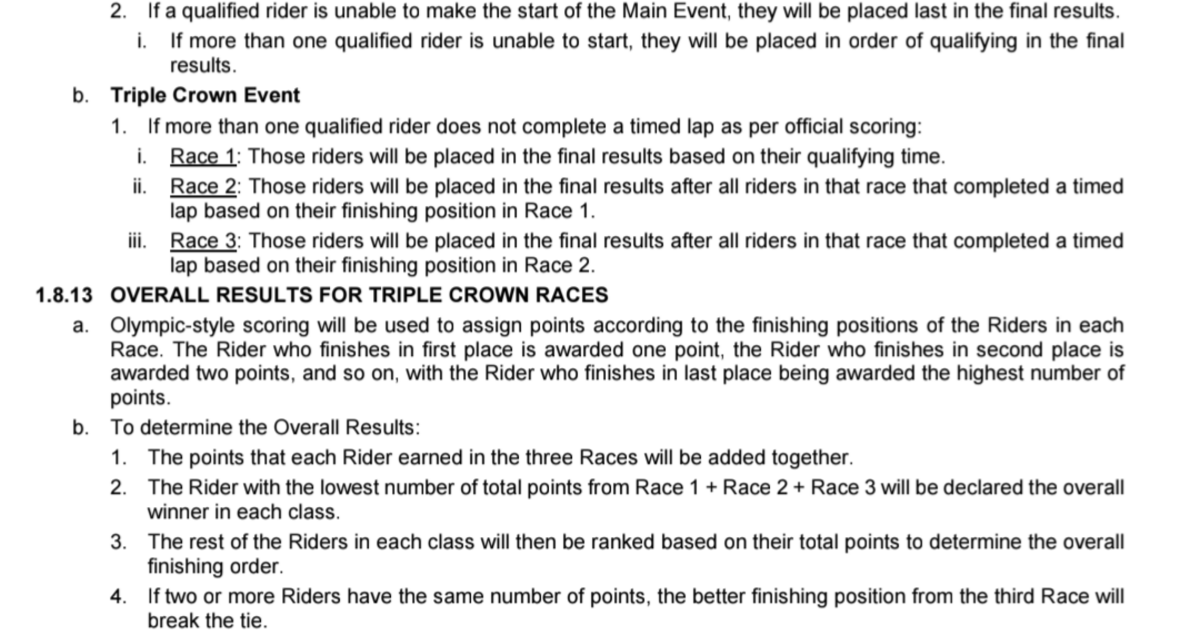 For Reference - 2025 AMA Supercross Rulebook - Moto-Related - Motocross ...