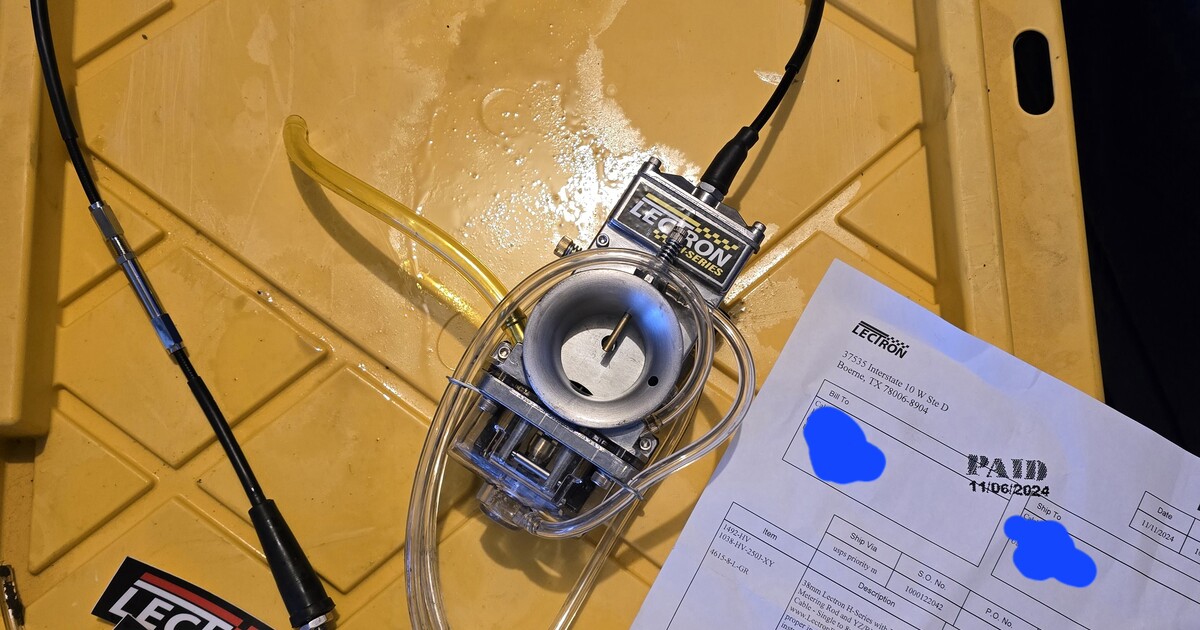 Lectron 38 H series Carb - For Sale/Bazaar - Motocross Forums / Message ...