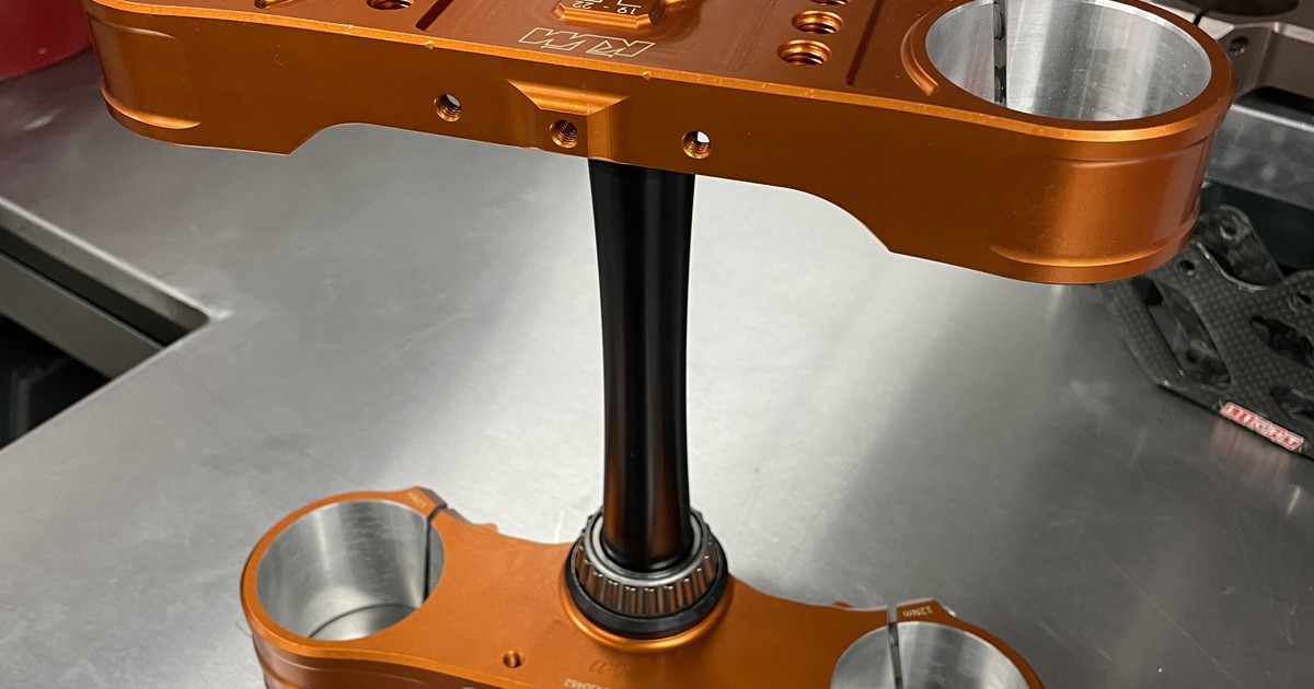 KTM Orange Triple Clamps SXS08450462 fix to fit New models - For Sale ...