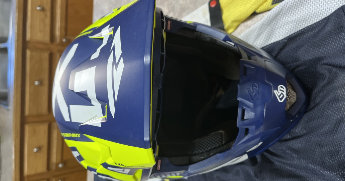 6D ATR-2 FXR helmet size large excellent - For Sale/Bazaar - Motocross ...