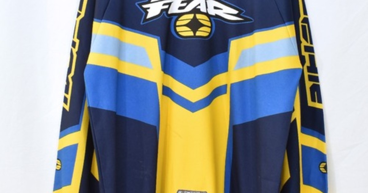 WTB: No Fear Jersey Blue/Yellow (L) - For Sale/Bazaar - Motocross ...