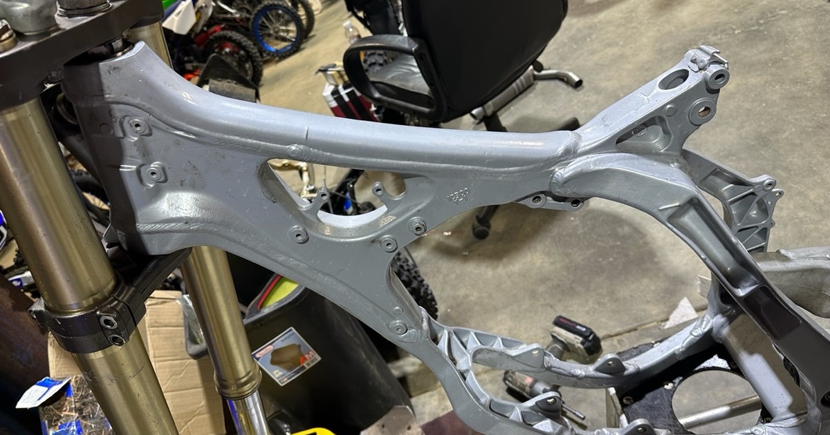 YZ125 frame - For Sale/Bazaar - Motocross Forums / Message Boards ...