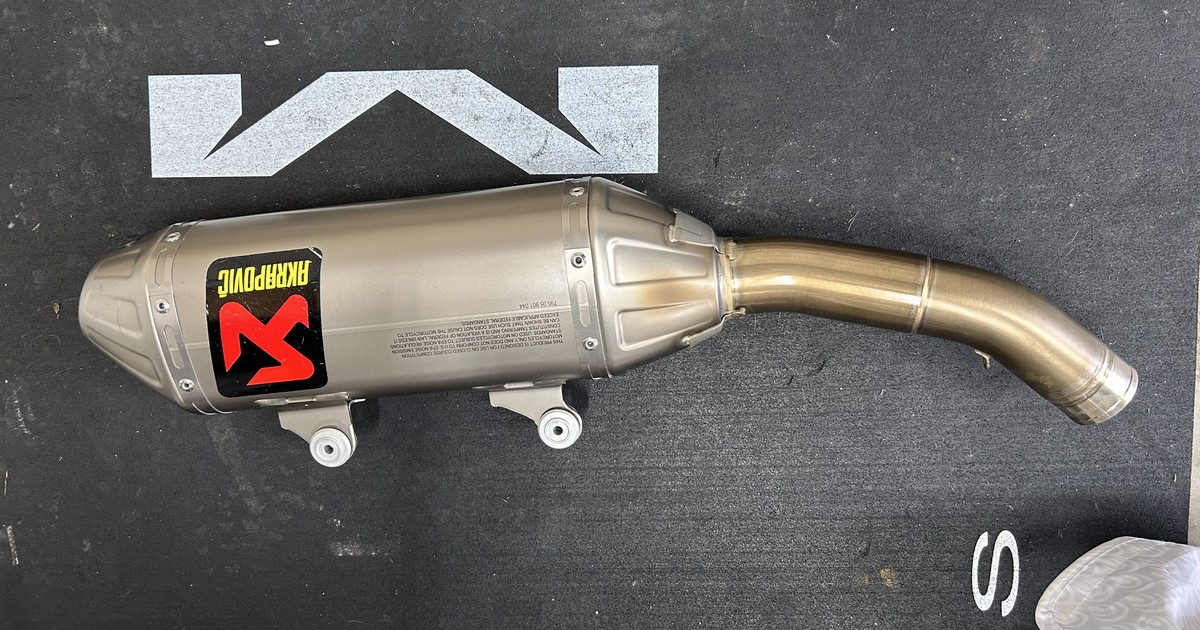 18-22 ktm 450 Akrapovic full exhaust - For Sale/Bazaar - Motocross ...
