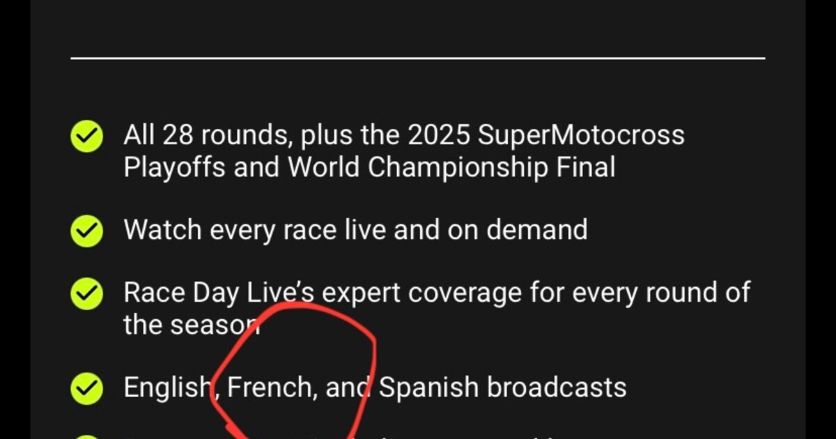 SMX TV coverage outside US + French commentary on Video Pass - Moto ...