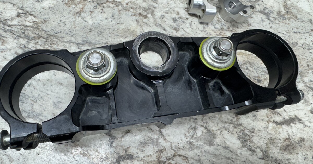 23.5mm Ride engineering split clamps w/ one piece bar mount for Yamaha ...