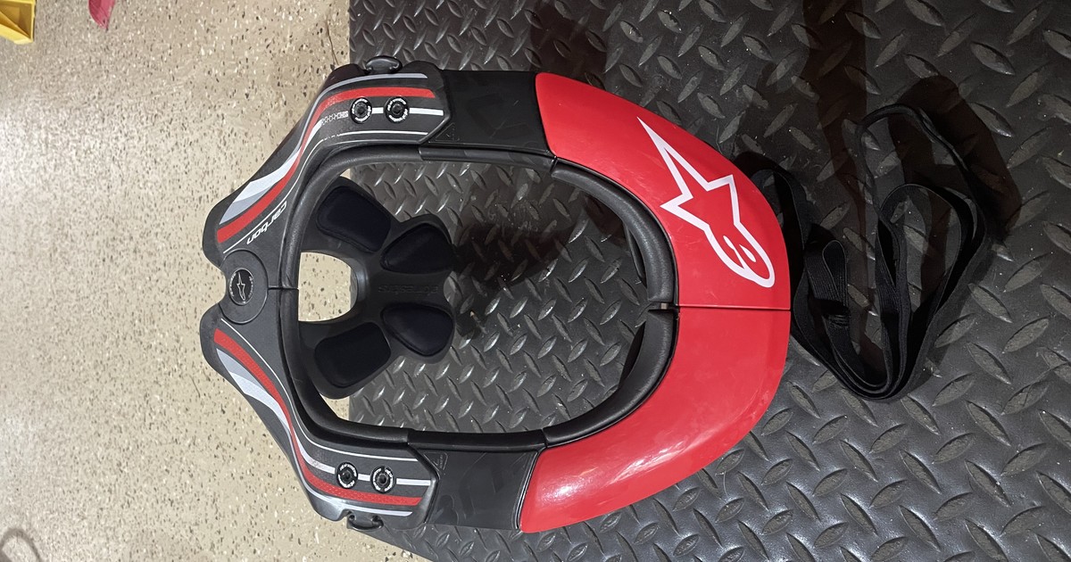 Alpinestars BNS Carbon neck brace large - For Sale/Bazaar - Motocross ...