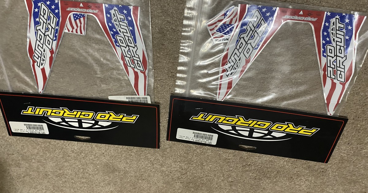 Pro circuit USA silencer stickers - For Sale/Bazaar - Motocross Forums ...
