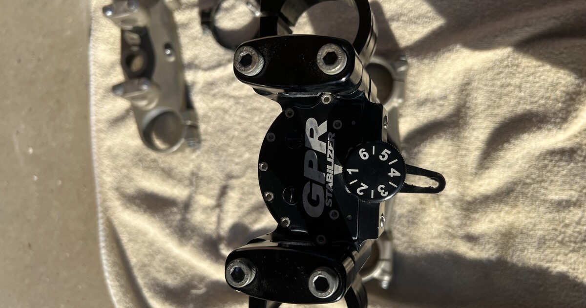 YZ250 GPR Stabilizer/triple clamps. - For Sale/Bazaar - Motocross ...