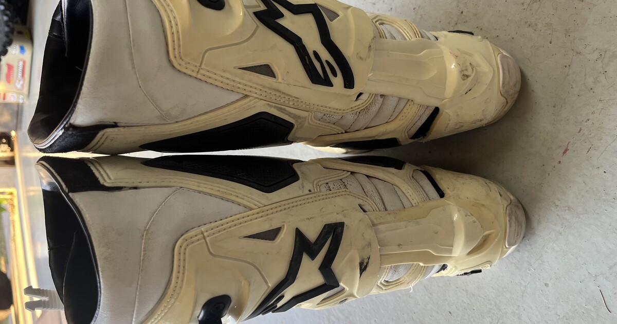 Alpinestars Tech 10 - White - Size 11 - For Sale/Bazaar - Motocross ...