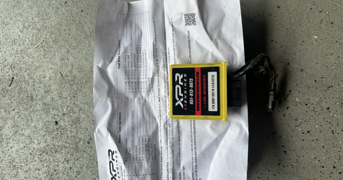 Vortex ECU KTM/HSQ/Gasgas 350sxf XPR Tuned - For Sale/Bazaar ...