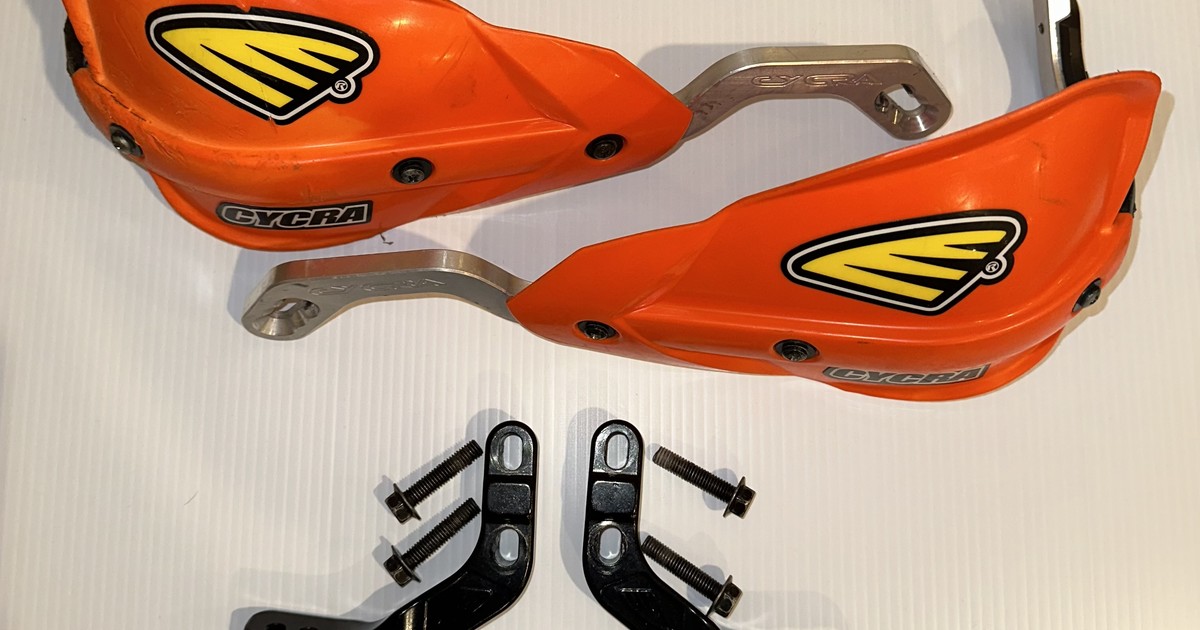 Cycra ProBend HandGuards w/ Handlebar Clamp Mount System $100 - For ...