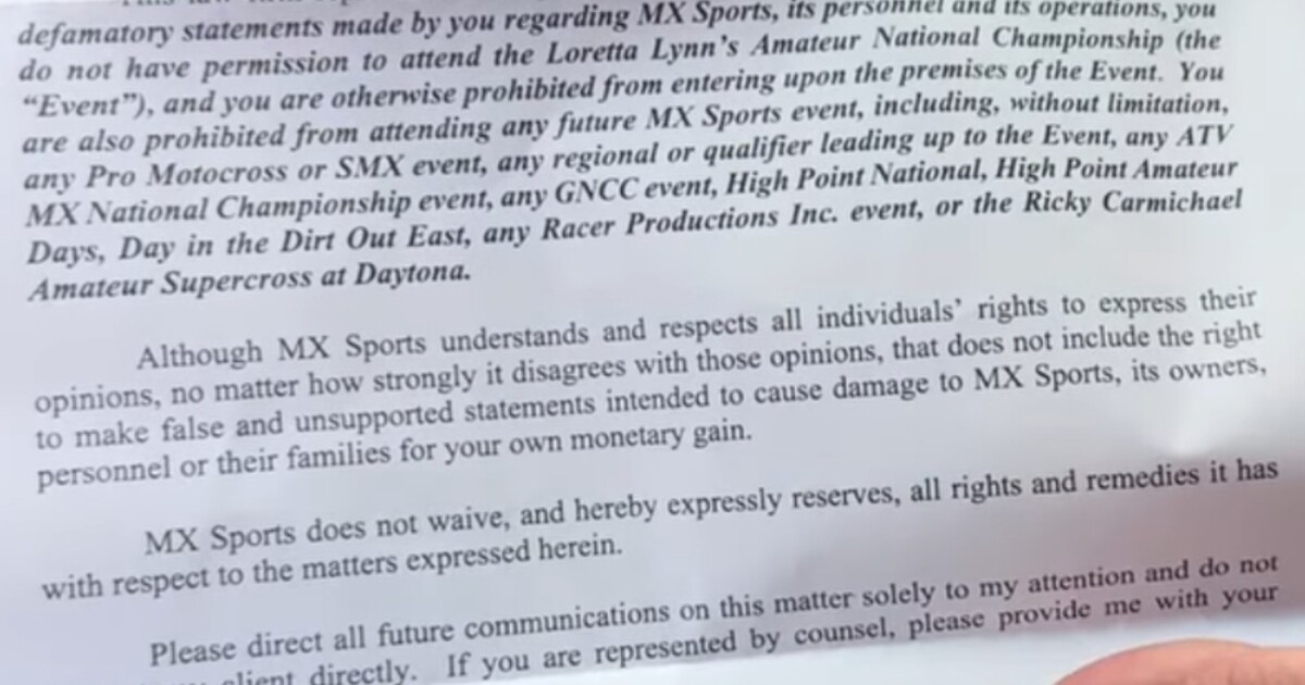 Loretta’s, Slowie films? - Moto-Related - Motocross Forums / Message ...