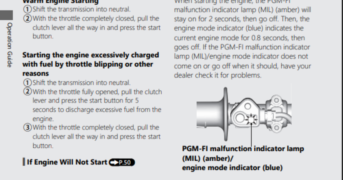 Orange light on map switch blinks - Tech Help/Race Shop - Motocross ...
