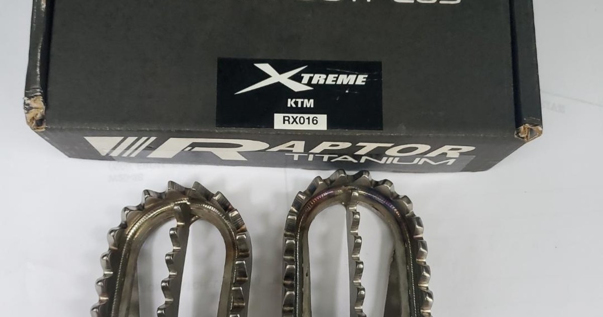 Raptor Ti Foot Pegs - SOLD - For Sale/Bazaar - Motocross Forums ...